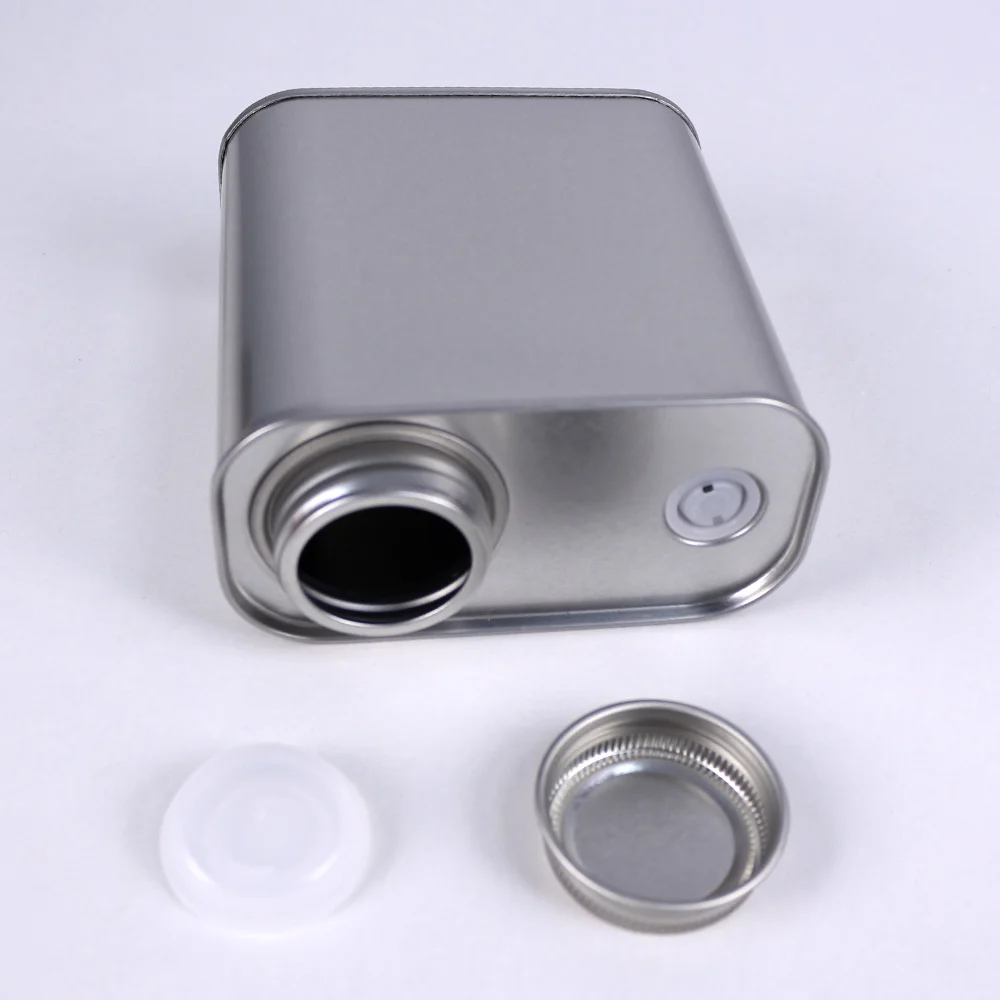 Eco-friendly 200g Coffee Tin Can With Degassing Valve - Rectangular Tin ...