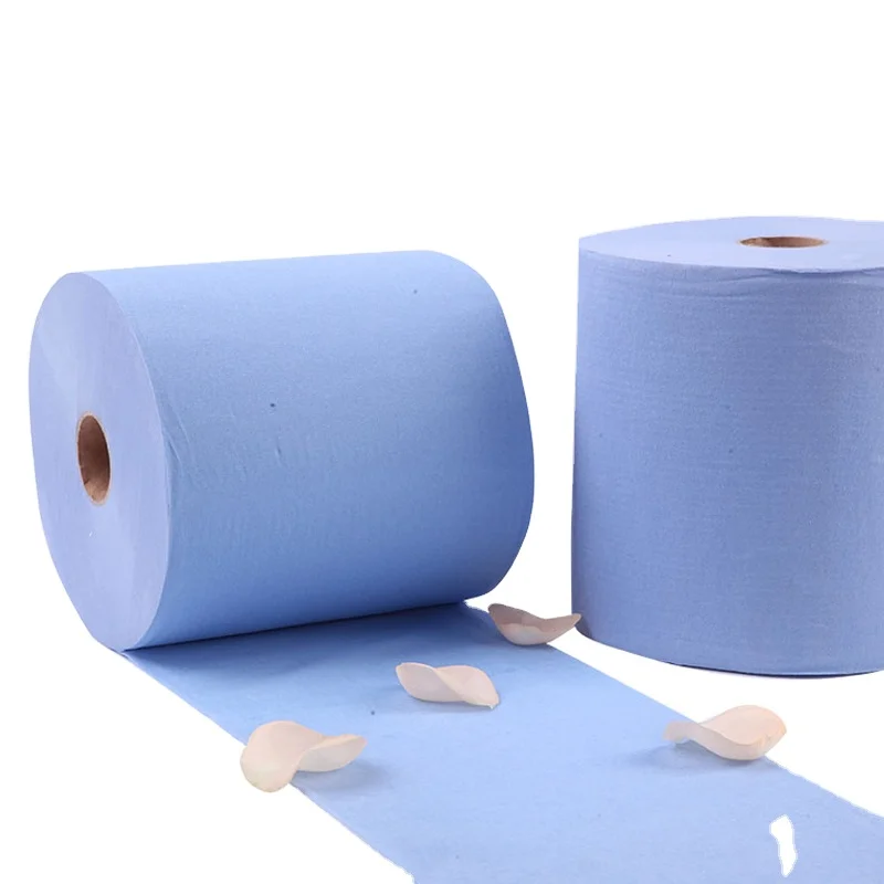 Eco-friendly Blue Paper Rolls Hand Paper Towel Tissue Blue Toilet Paper ...
