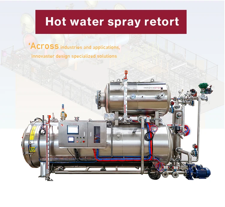 Pressure Automatic Autoclave Sterilization Machine Canned Tomato Paste ...