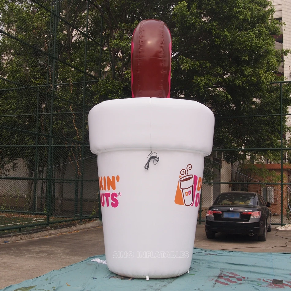5m High Dunkin' Donuts Giant Inflatable Coffee Cup