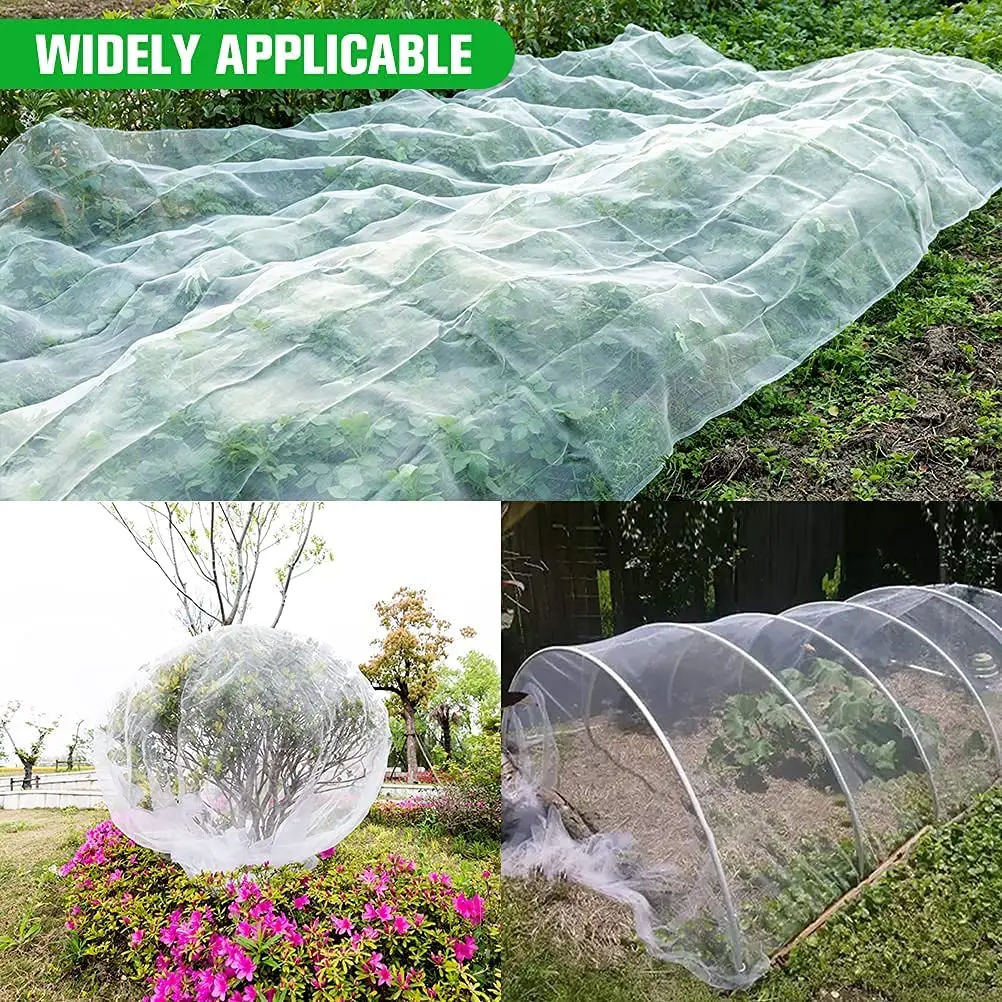 40 Mesh Anti-insects Netting Garden Insect Screen Insect Barrier ...