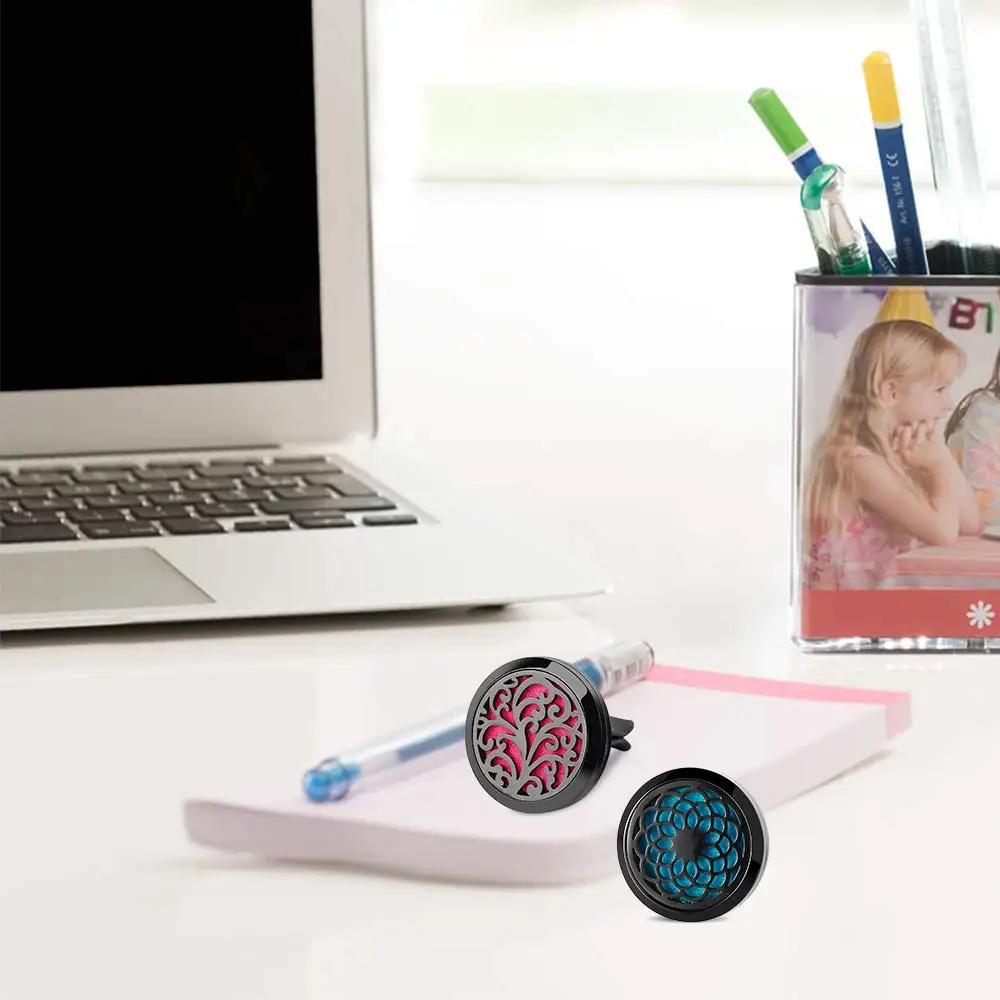 Magnetic Plain Diffuser Stainless Steel Black Tree Of Life Car Diffuser ...