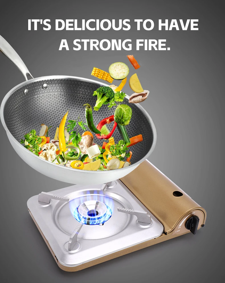 Portable Gas Stove - Perfect for Camping and Outdoor BBQ