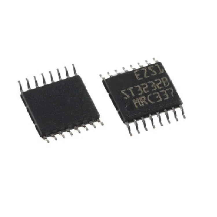 ASW Original Electronic component 400KBPS RS-232 TSSOP-16 ST3232BTR Line Transceiver IC Chip ...