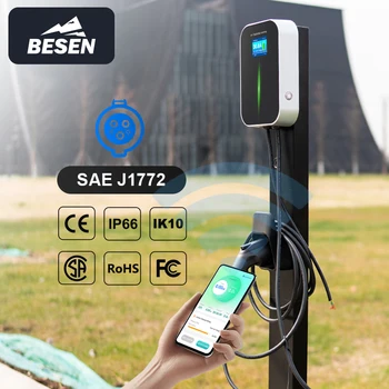 Besen Local Stock App Control 32a 7kw Ev Charger - Buy 7kw Ev Charger ...