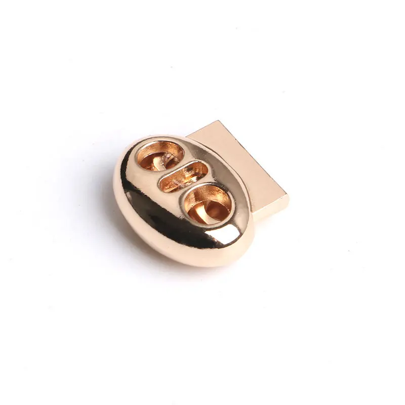 Black Drawstring Double Barrel Cord Lock Stopper For Bags - Buy ...