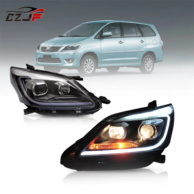 Projector Head Lights Black FOR Toyota Innova 1Th Gen (AN40) 2Th 2011 ...