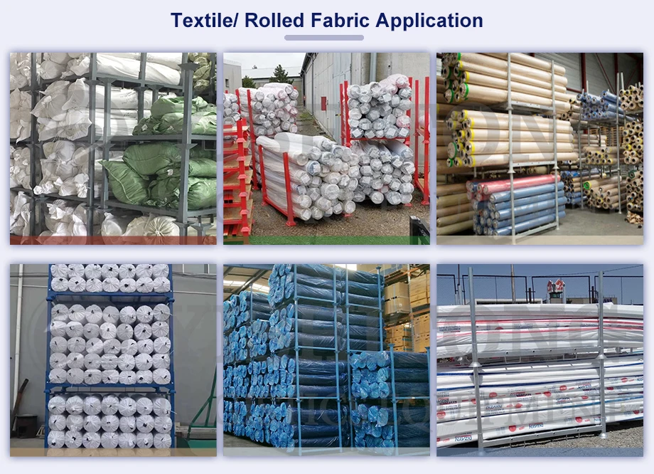 Carpet Roll Storage Powder Coated Stacking Warehouse Racking Pallet ...