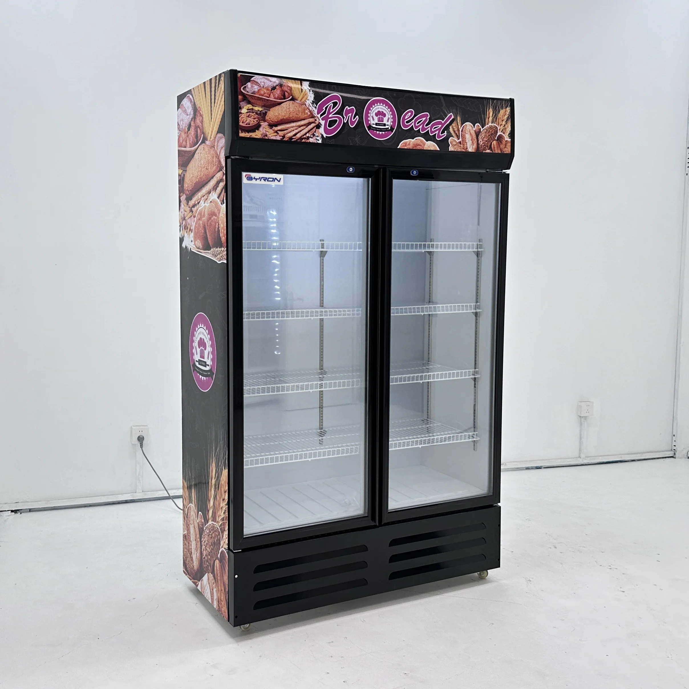 Supermarket Commercial Vertical Refrigerator - Byron Display Cooler