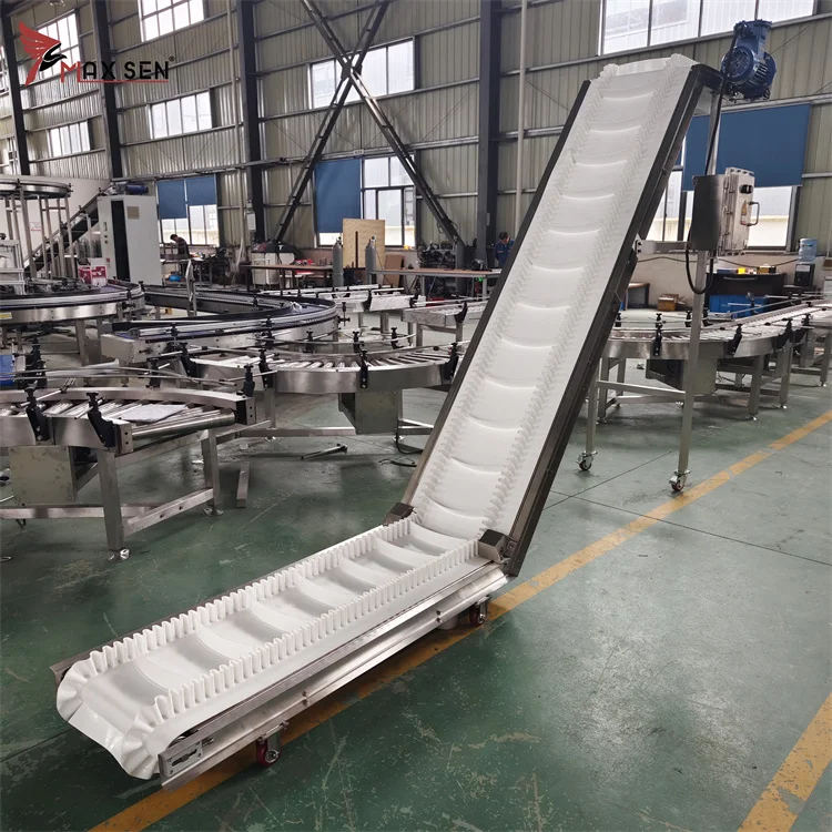 Customizable 90 Degree Curve Belt Conveyors Mini Incline Lifting ...
