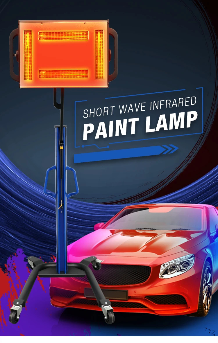 Car Workshop Shortwave Infrared Paint Curing Lamp 2023 New Paint Curing ...