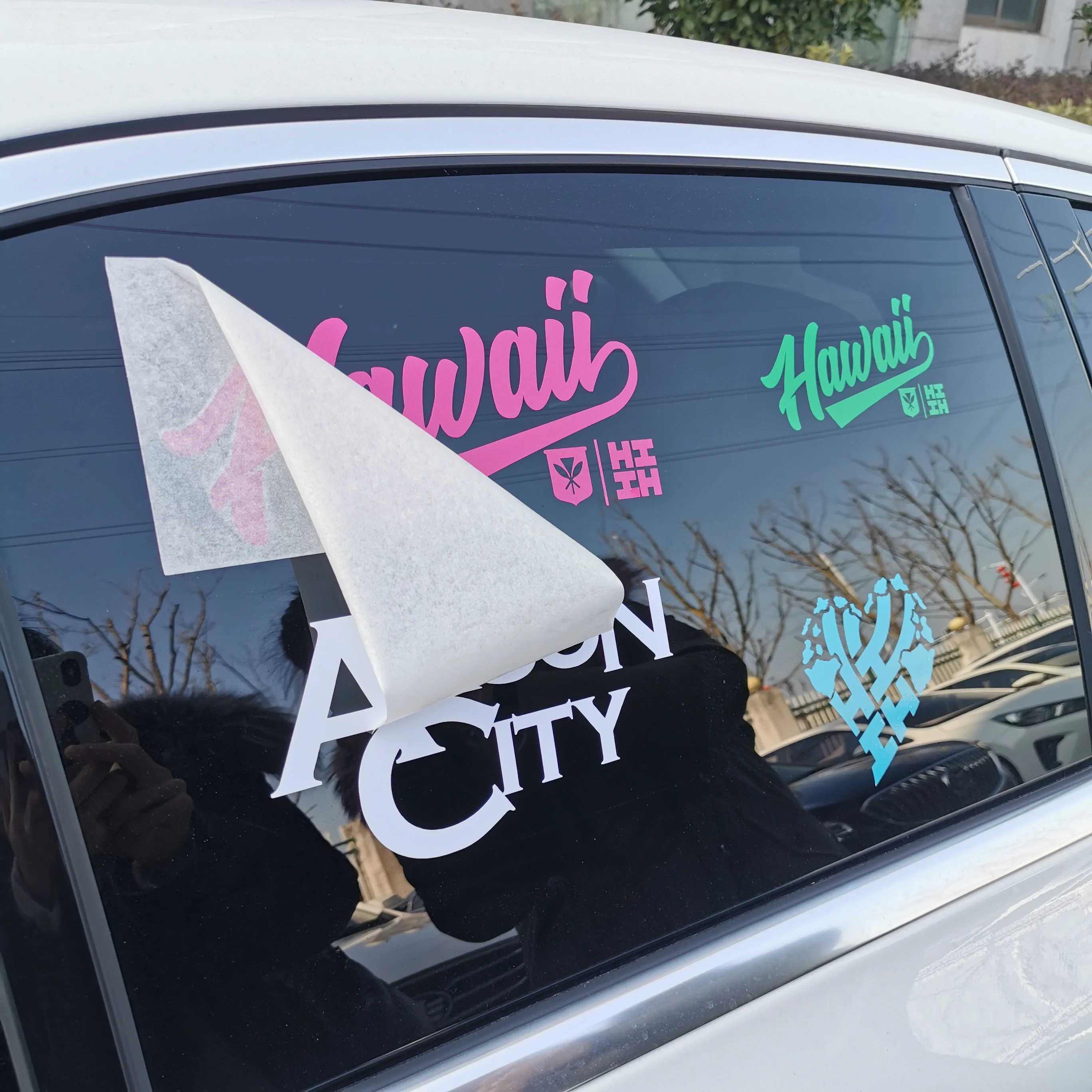 UV Resistant Car Decals - Custom Die Cut Logo Stickers
