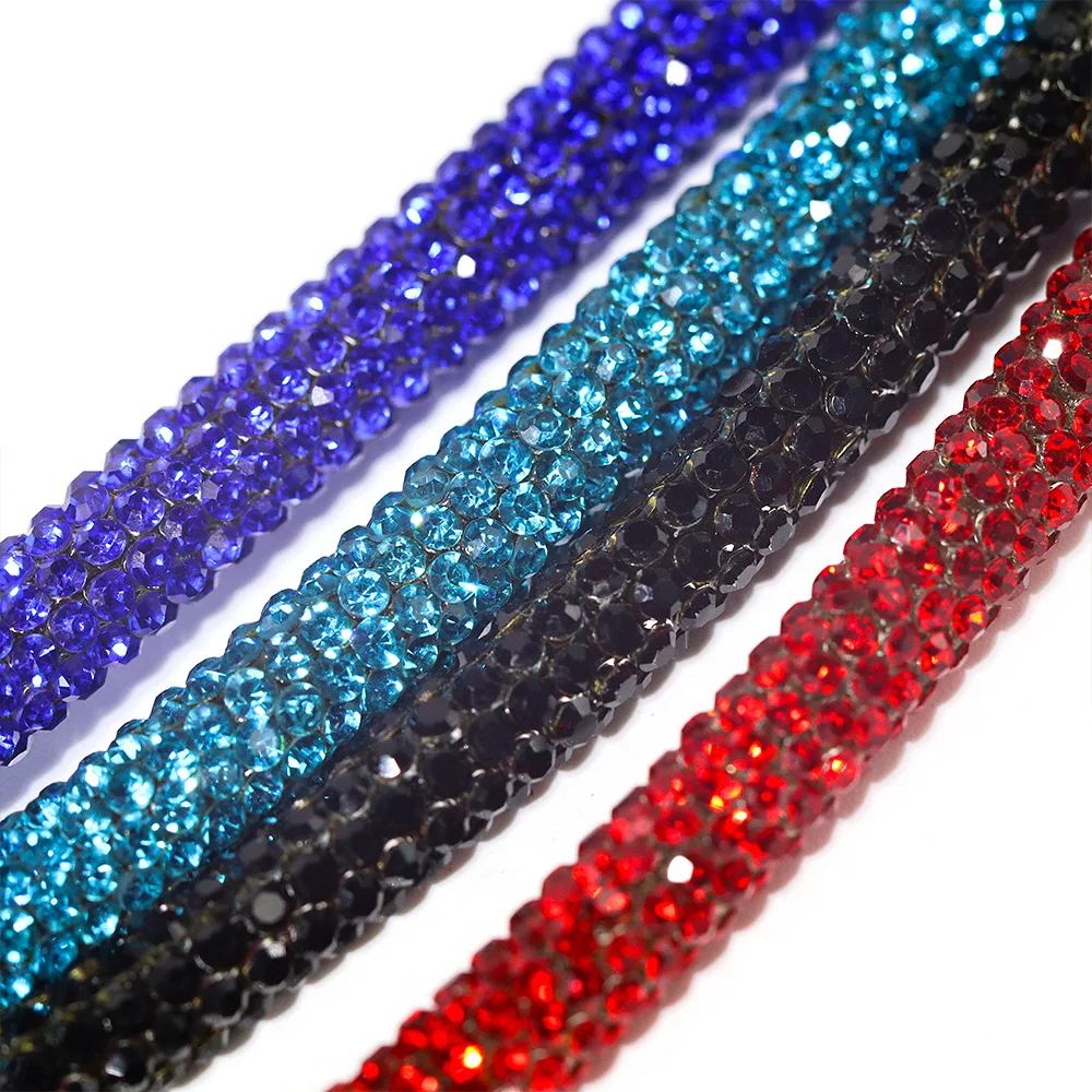 Wholesale Super Flash Full Drill 3-6mm Crystal Rhinestone Straps for ...