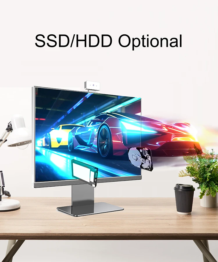 Newest Gaming Aio Pc Monoblock Computer 23.8 Inch Touch Screen Panel Pc ...