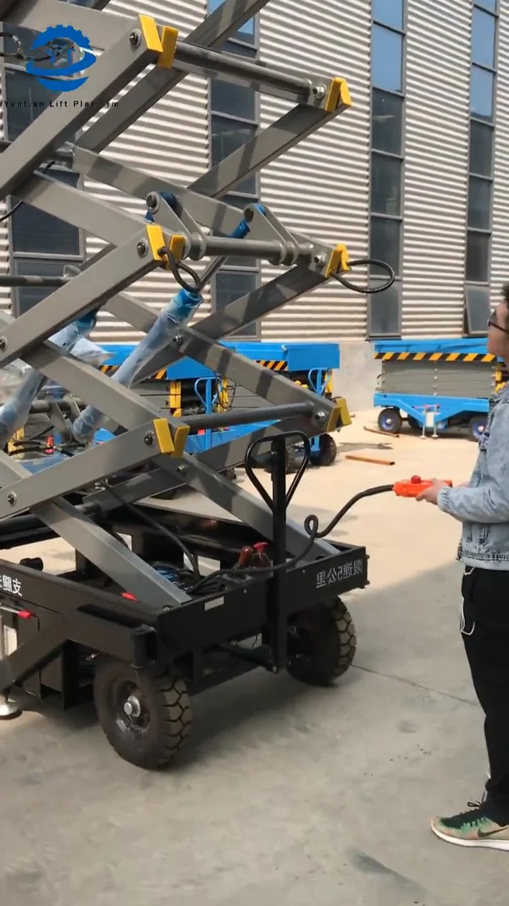 4-14m Hydraulic Scaffolding Manlift Elevated Platform Mobile Tracked ...