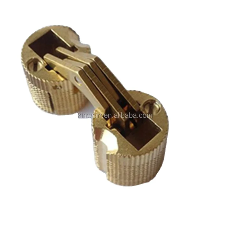 Invisible Brass Concealed Cylinder Barrel Hinge for Wooden Box