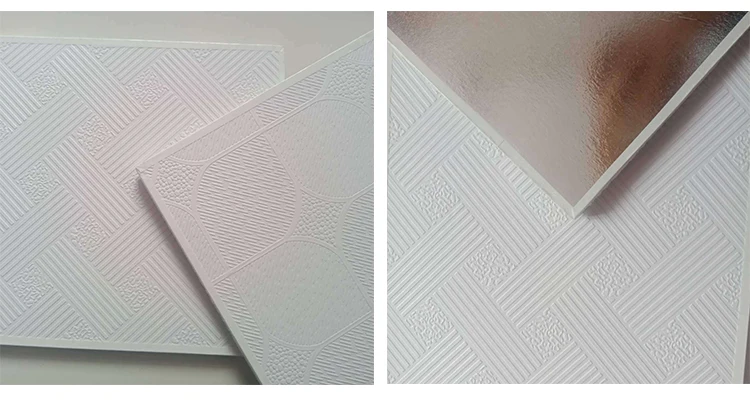Soundproof Waterproof Fireproof Square PVC Plaster Ceiling Laminated ...
