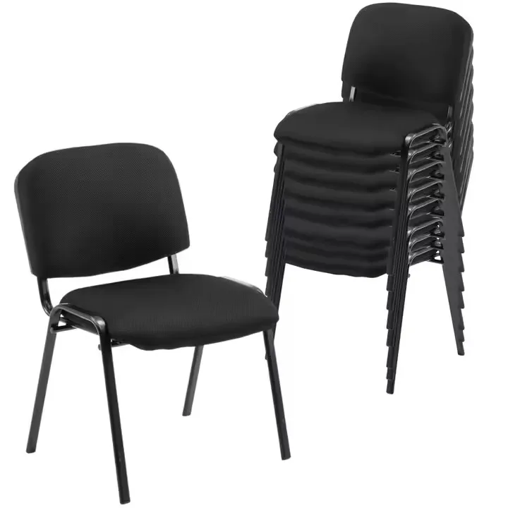 Stackable Office Guest Chairs Upholstered Leisure Chairs Conference ...