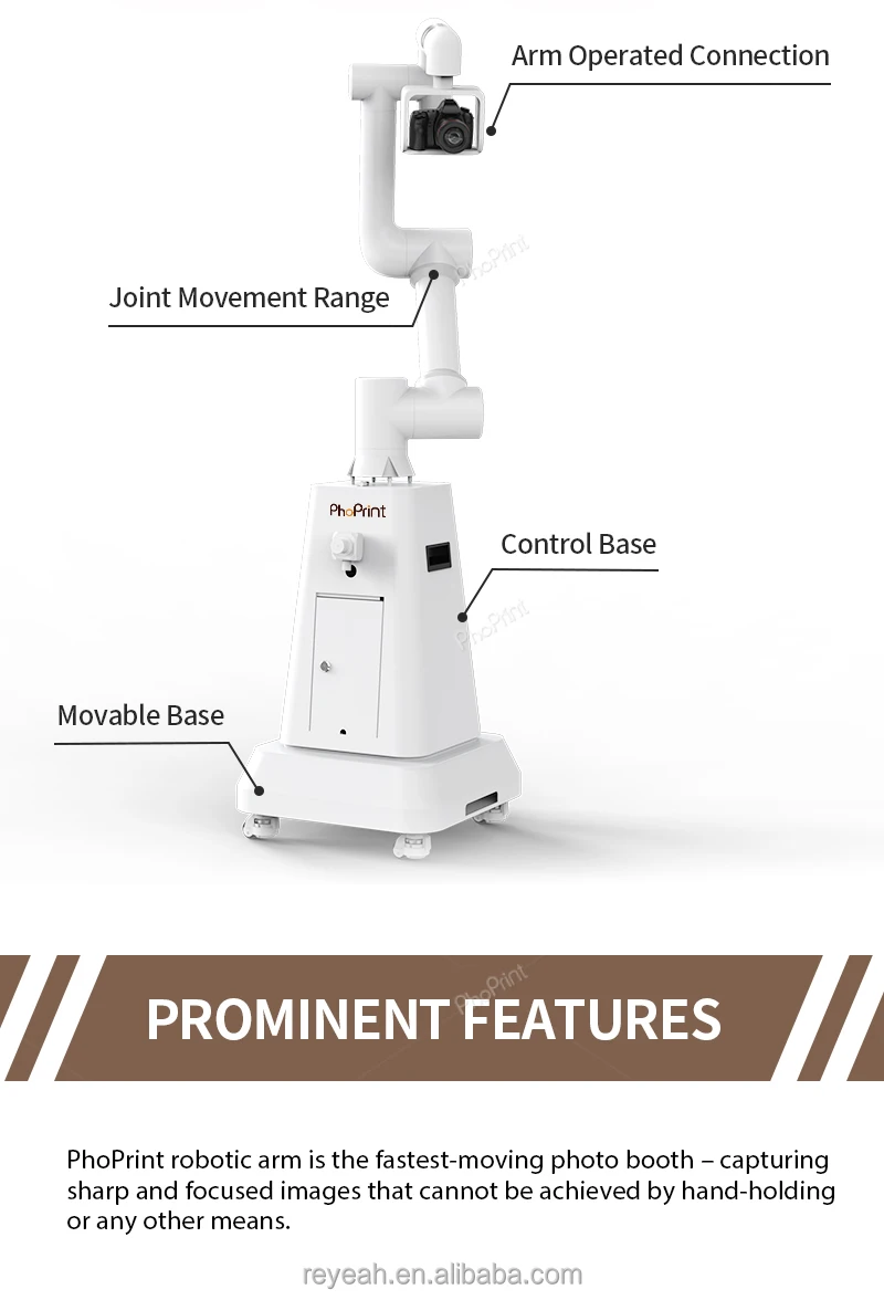 Phoprint Automated Magic Glambot Robotic Arm Camera Glambot Photo Booth ...