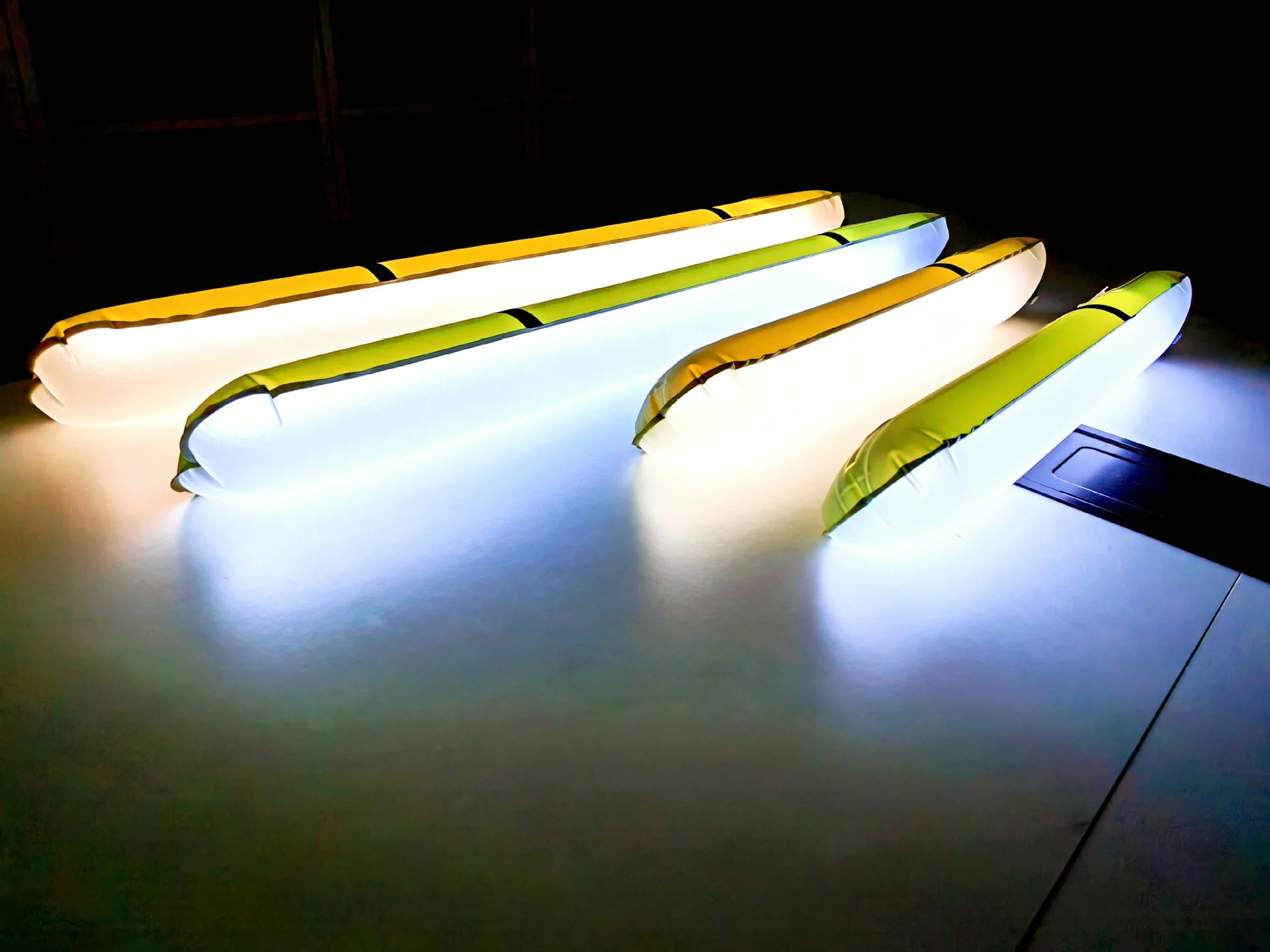 Folding Solar Inflatable Light Tent Camping Camping Usb Magnetic ...