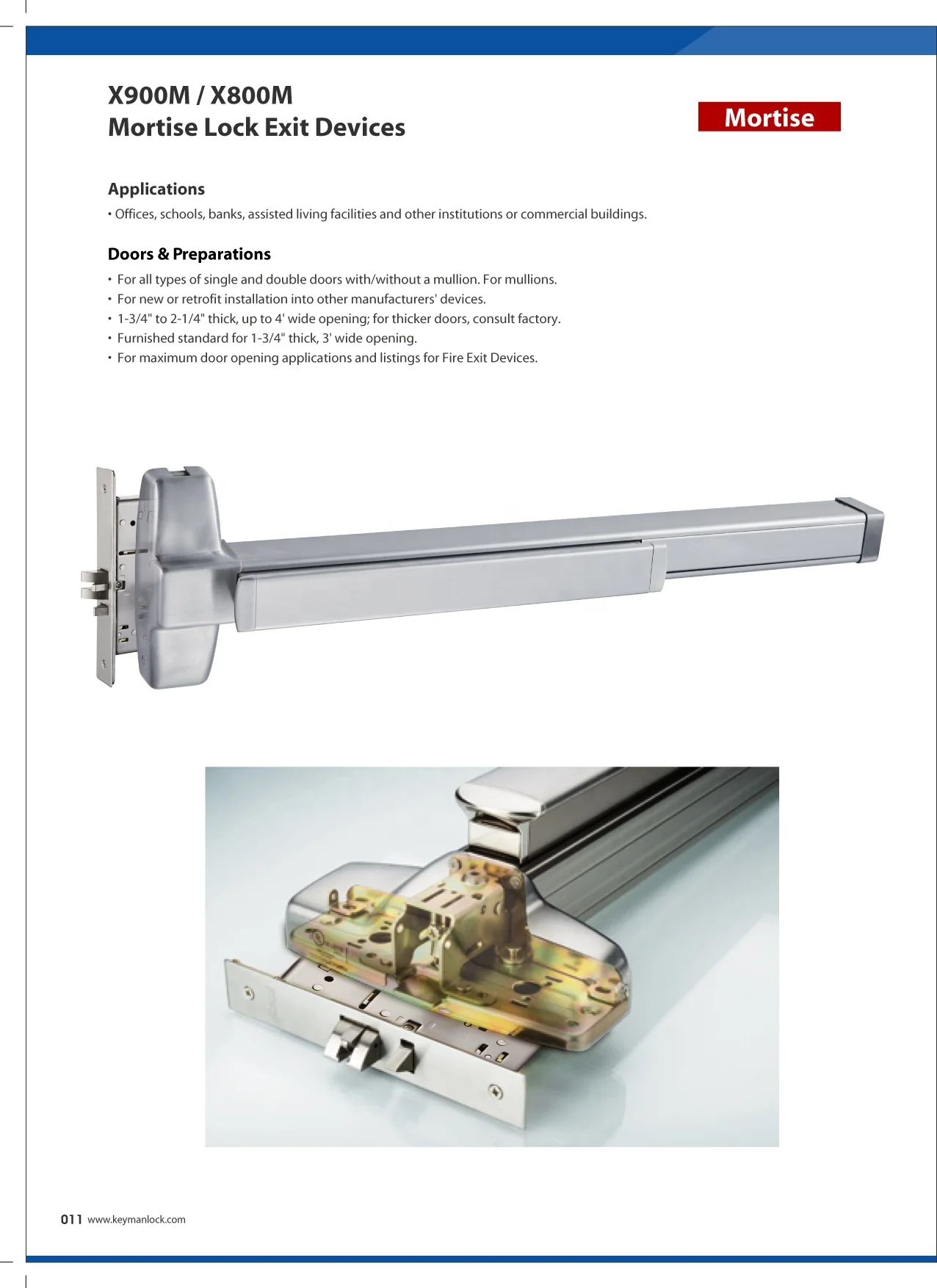 Types of Panic Hardware - UL10C & UL305 Compliance