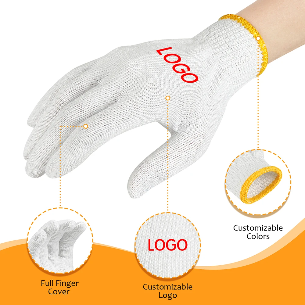 High Quality Cheap Men Women Knitted Labor Protection Gardening Safety ...
