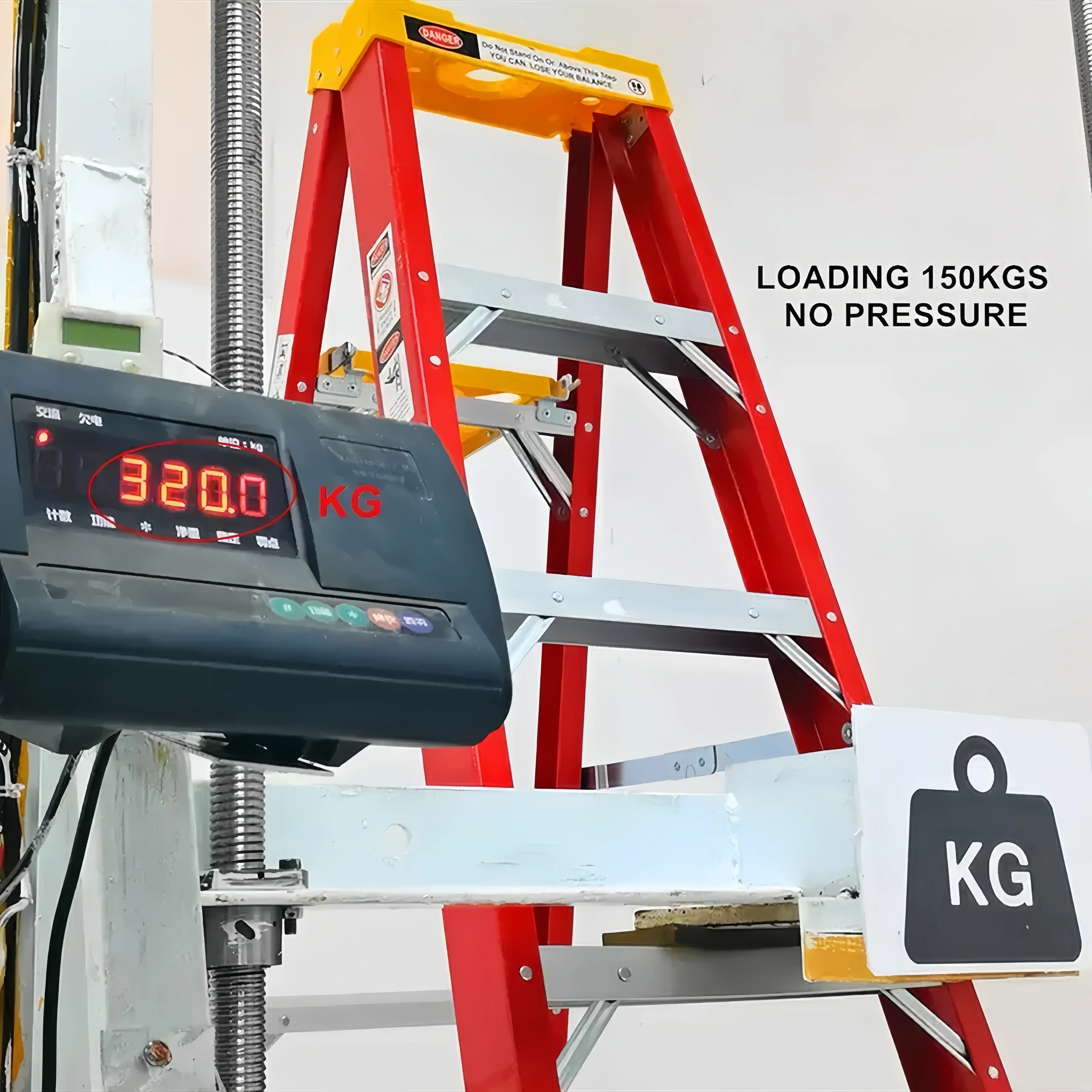 Safety Fiberglass Step Ladder Extension Fiberglass Electrical ...