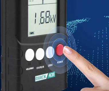 Portable Static Meter Esd Protection Instrument Digital Quick 431 ...
