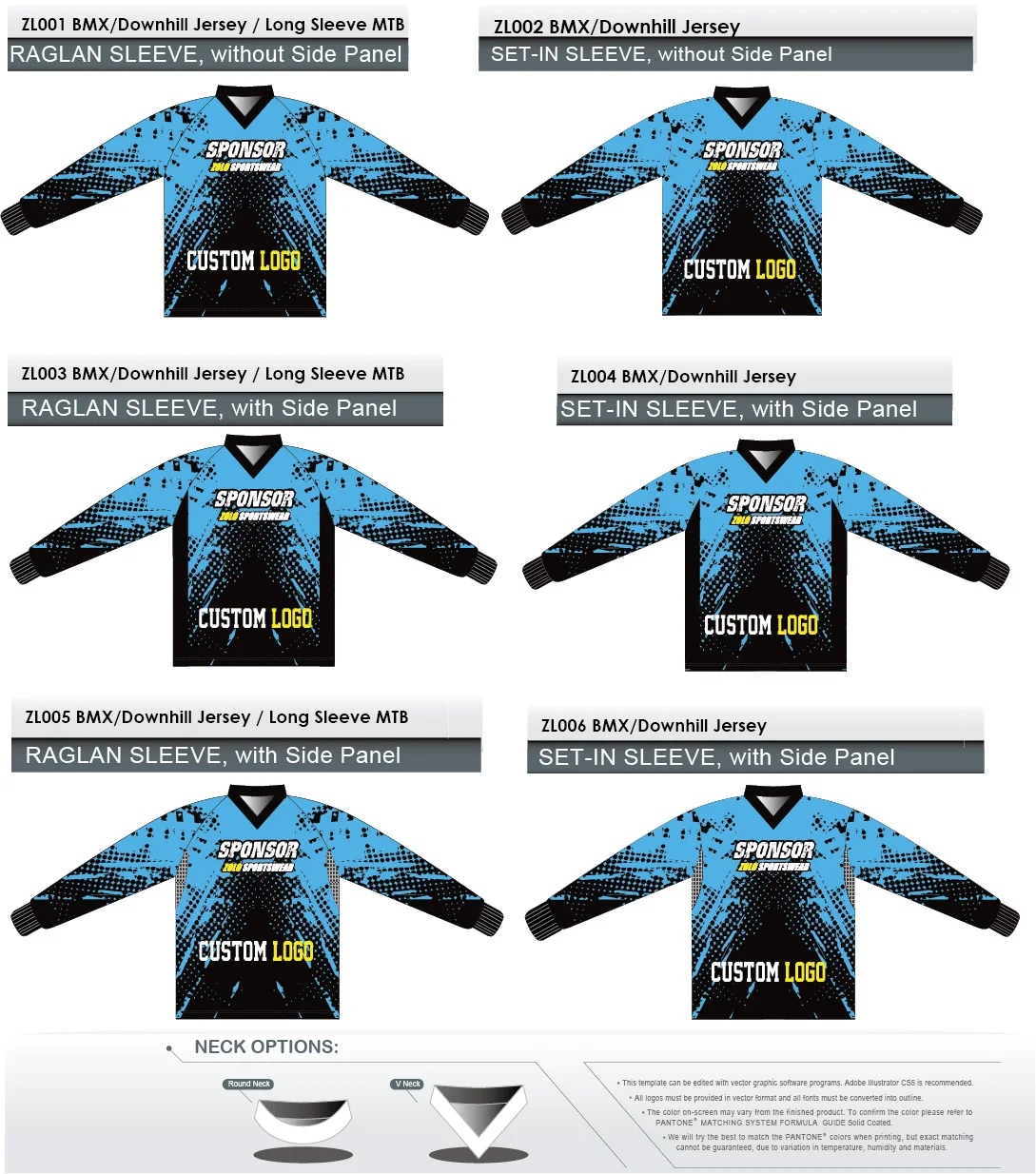 Custom BMX Uniform Designs - Long Sleeve Sublimated Jersey