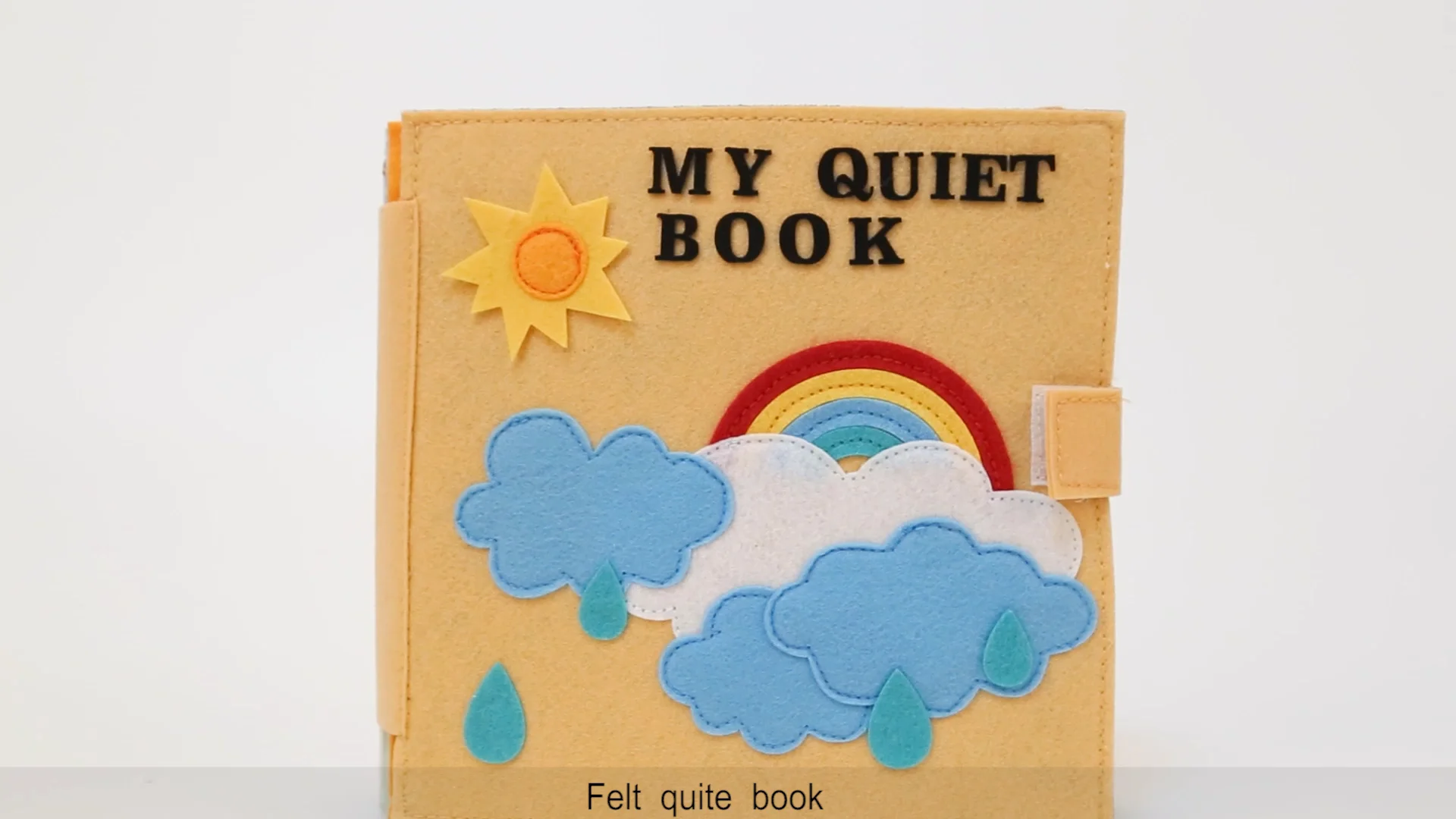 Montessori Busy Sensory Quite Felt Activity Book Diy Felt Quiet Book ...