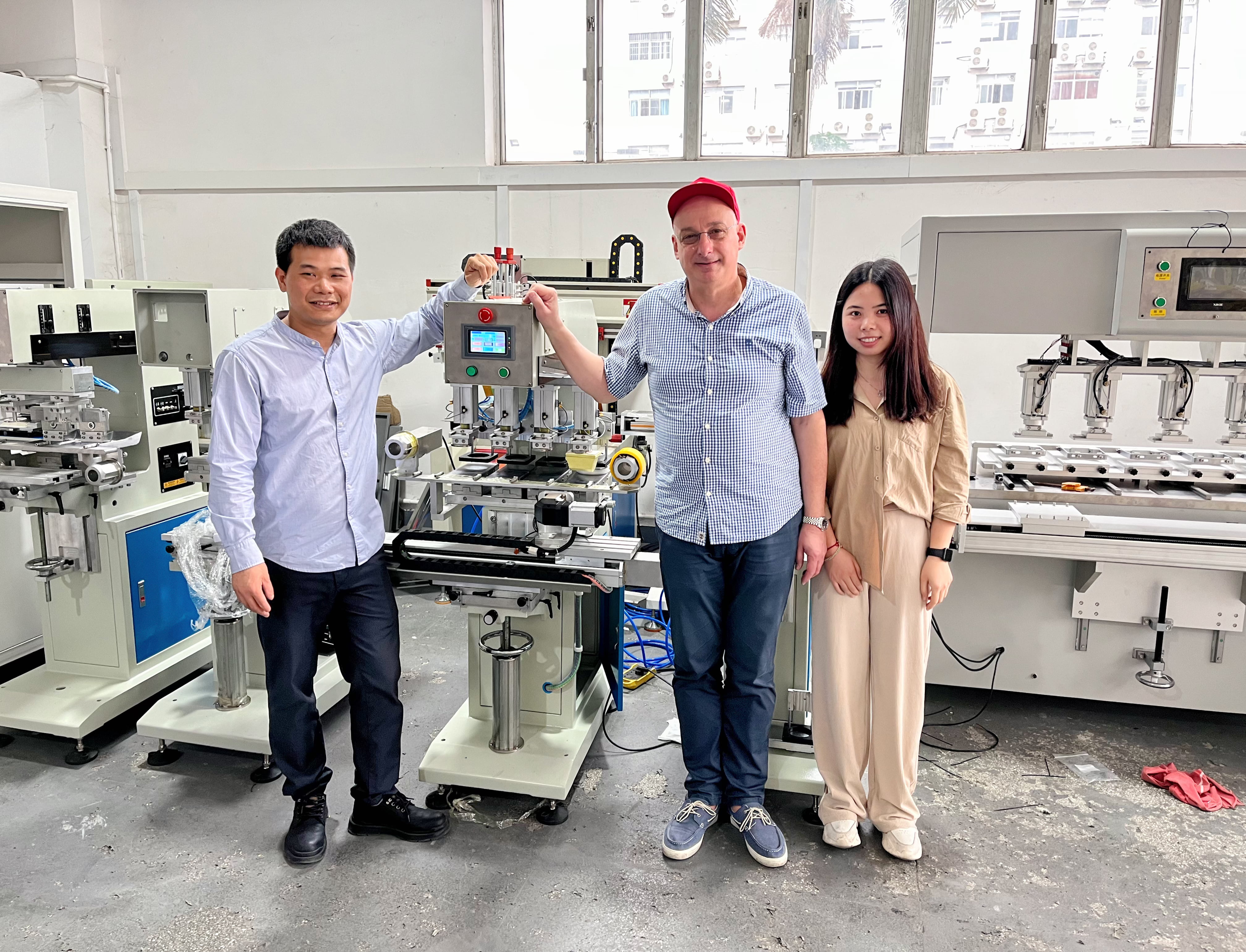 Ink Cup Single Color Tampoprint Pad Printing Machine For Tampo Pad ...