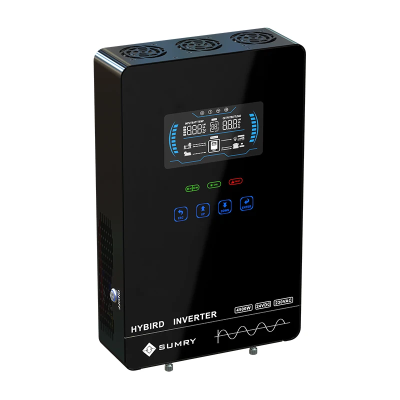 Hgx Solar Inverter 4500w 24v Off Grid Hybrid With Mppt 150a For ...