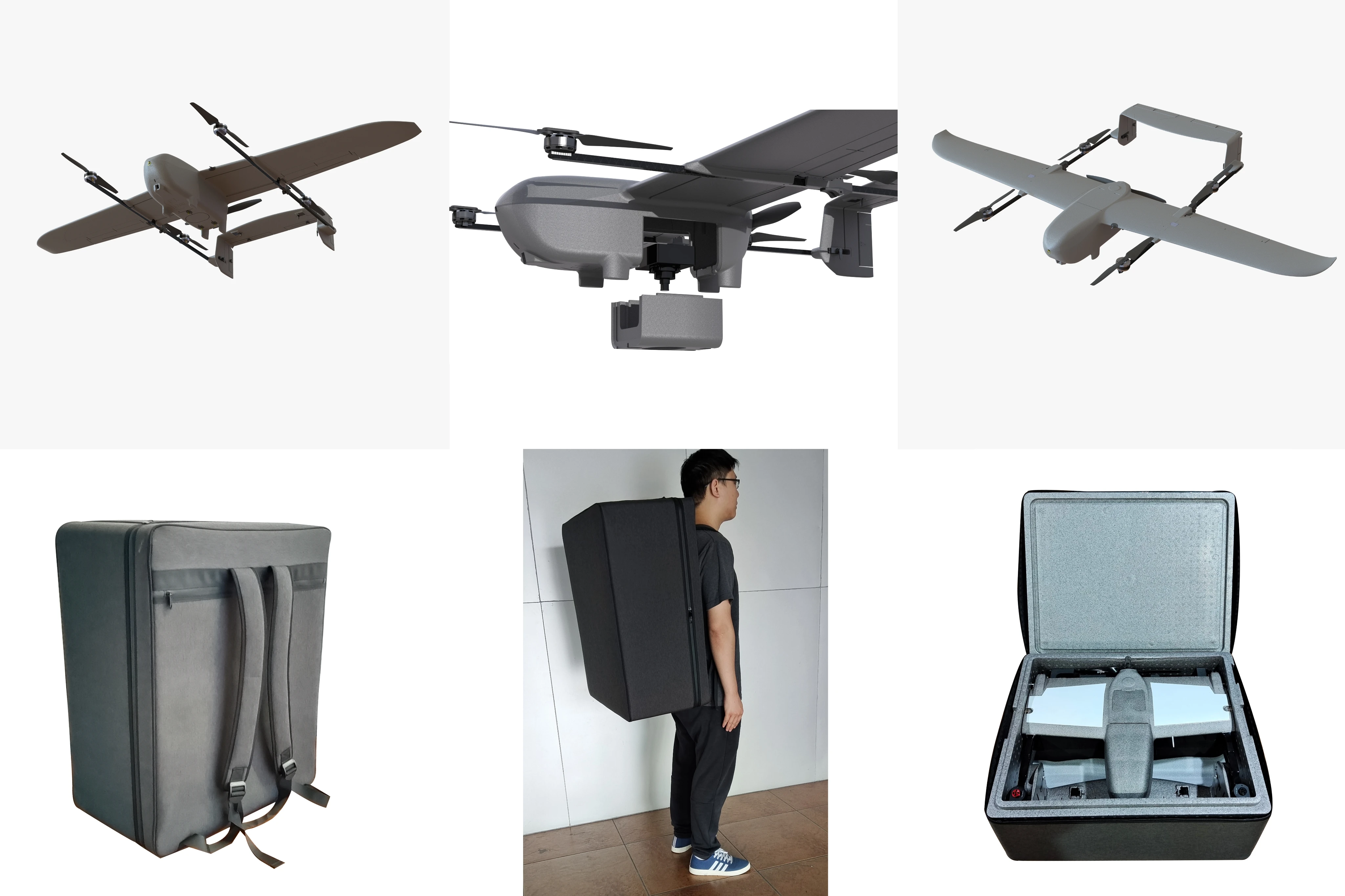 Long Distance Six-Axis Heavy Life Payload Drone for Transport