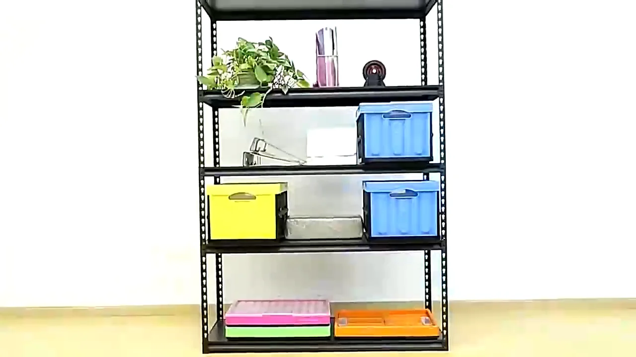 Uni-silent 4-shelf Storage Racks Stacking Rack & Shelves Pallet Racking ...