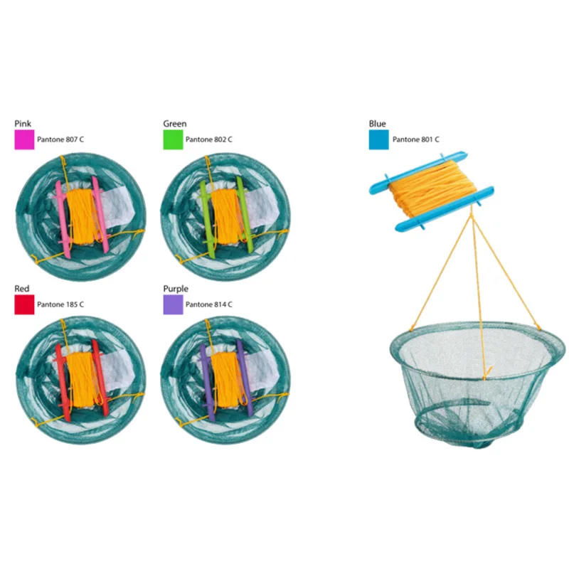 Crab Line 11m with Bait Bag & Weight Child Safety No Hooks Fishing X 1 ...