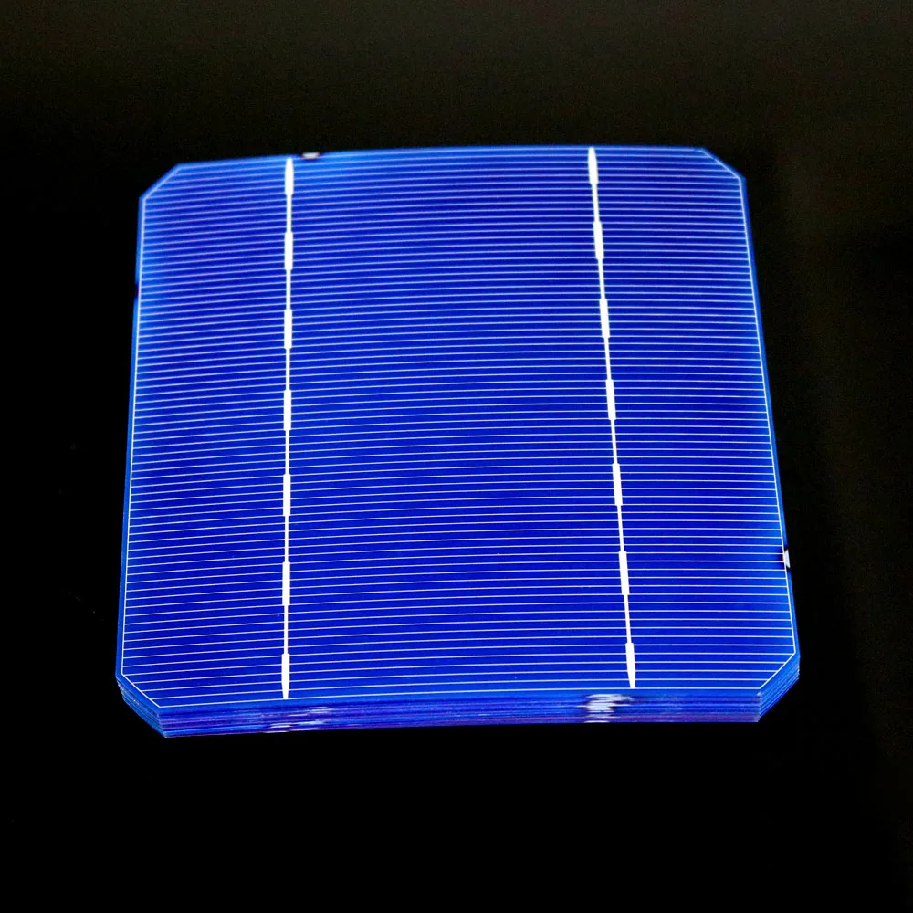 100pcs 125x125mm 2.8w Mono Solar Cells 5x5 Monocrystalline Pv Diy ...