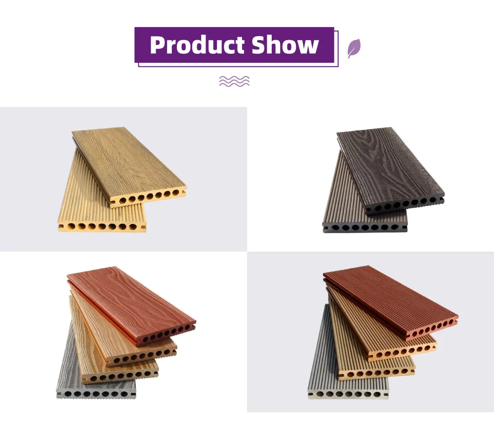Decking Wpc 3d Embossed Decking Woodgrain Planks Anti Slip Plastic Wood ...