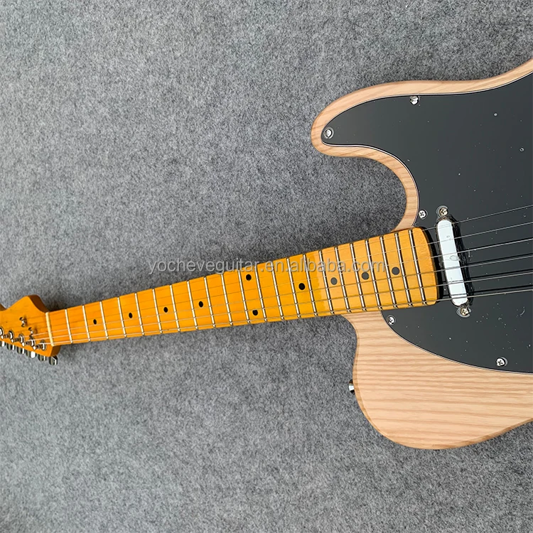 Factory Wholesale Popular Maple Neck Natural Right Hand Cutaway 6 ...