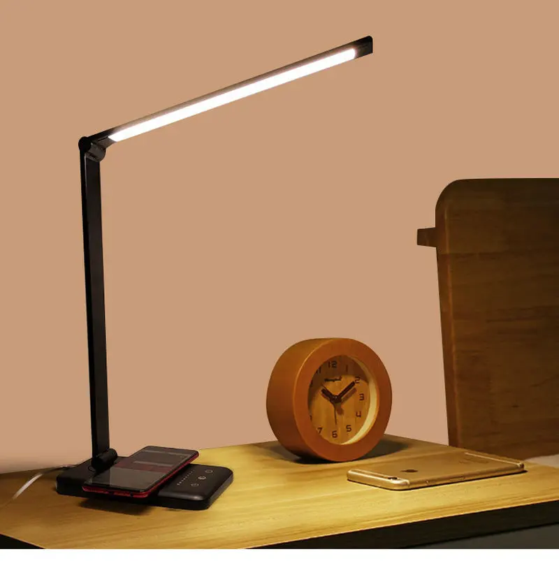 Professional Eye-caring Led Desk Table Light Lamp With Wireless ...