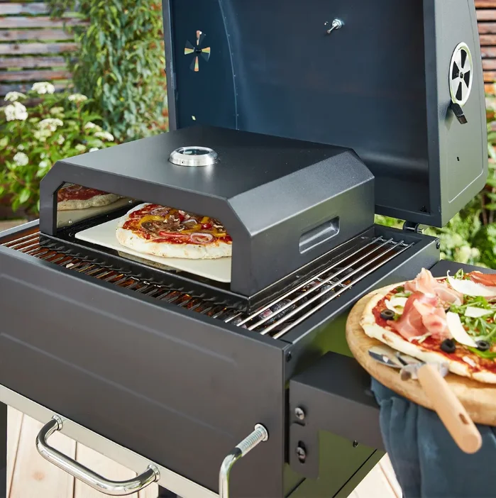 Stainless Steel Outdoor Portable Pizza Oven Wood Gas Grill Pizza Oven ...