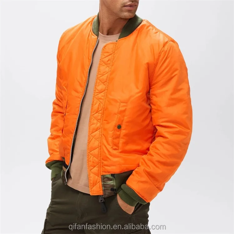 Custom Arm Pocket Reversible Camouflage Bomber Jacket For Men - Buy ...