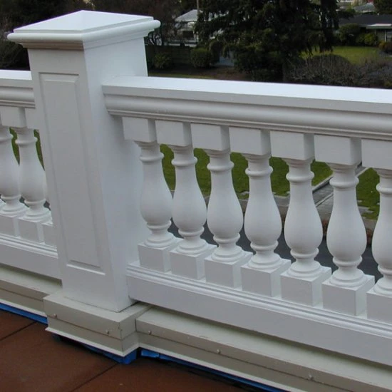 High Density Beautiful Decorative PU Polyurethane plastic balustrades ...