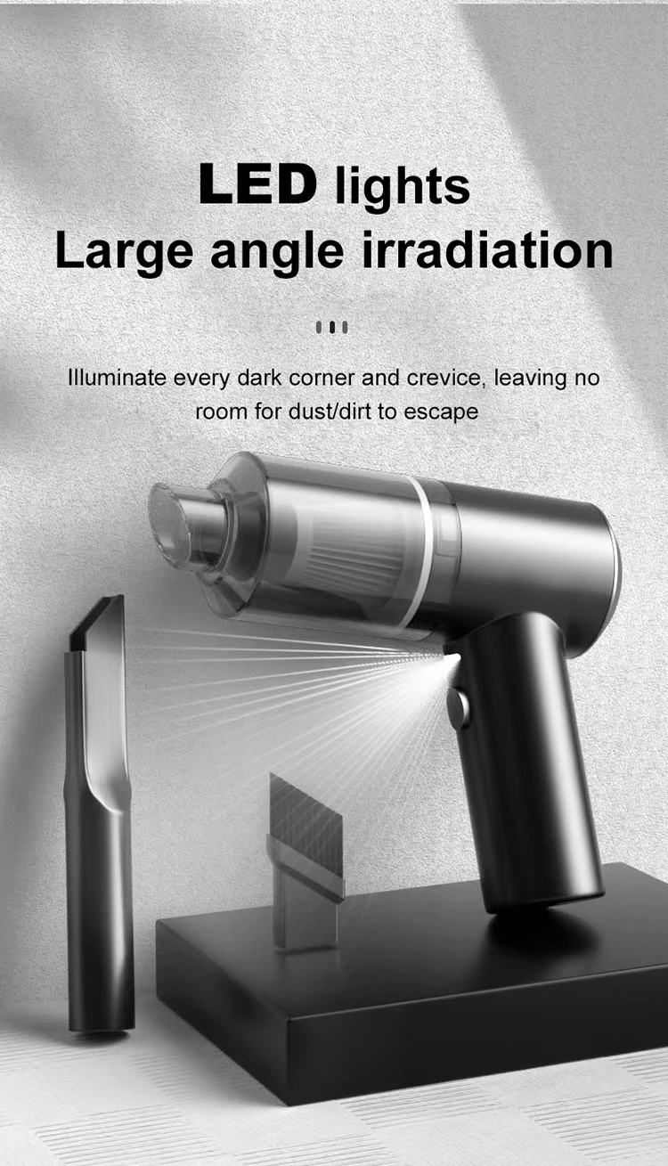 Qd004 Mini Table Cleaner Room Office Portable Window Handheld Wireless ...