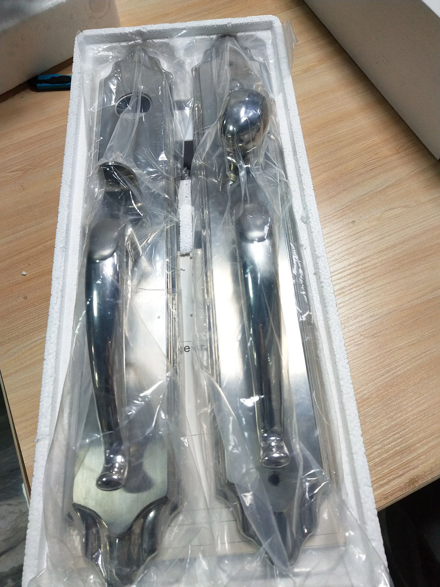 Strong Sus304 Long Plate Door Handle Luxury Big Security Mortise Lock ...