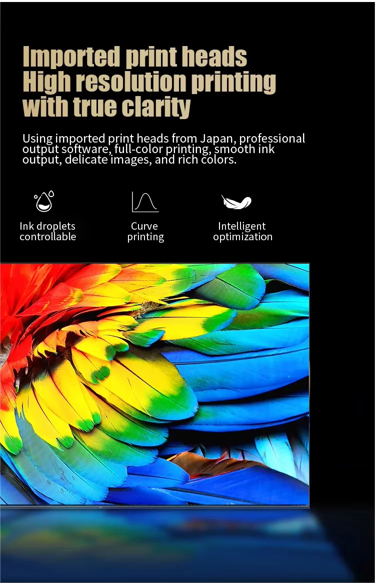 Industrial Grade 9060 UV Flatbed Inkjet Printer with for Epson I3200 ...