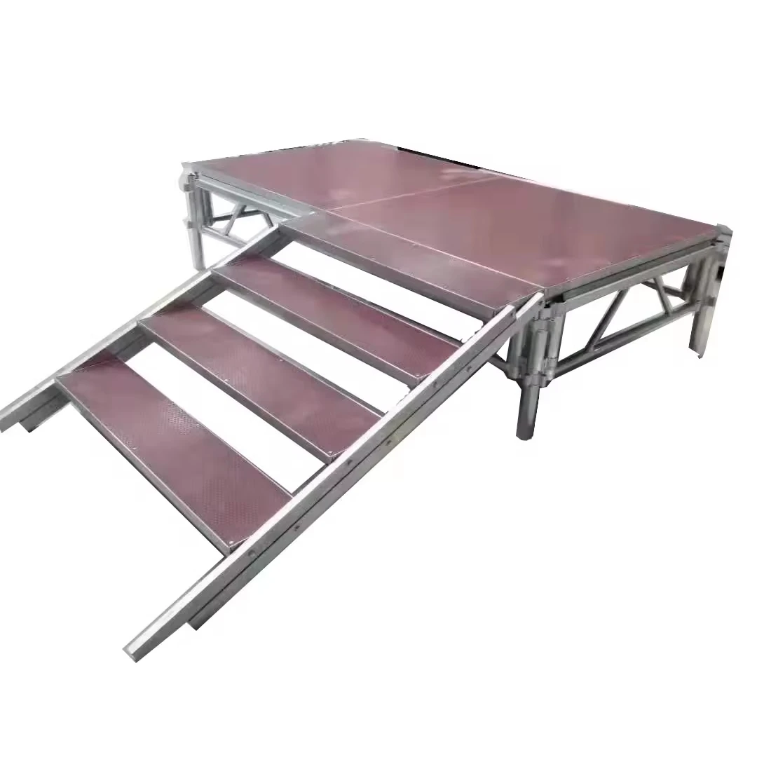 Customize Aluminum Stage Platform Event Concert Wedding Stage Stairs ...
