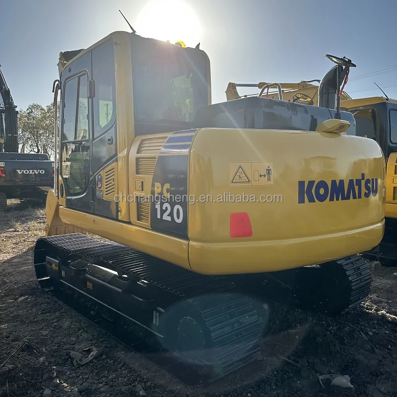 Japan Original Komatsu Pc120 Crawler Excavator Construction Equipment ...