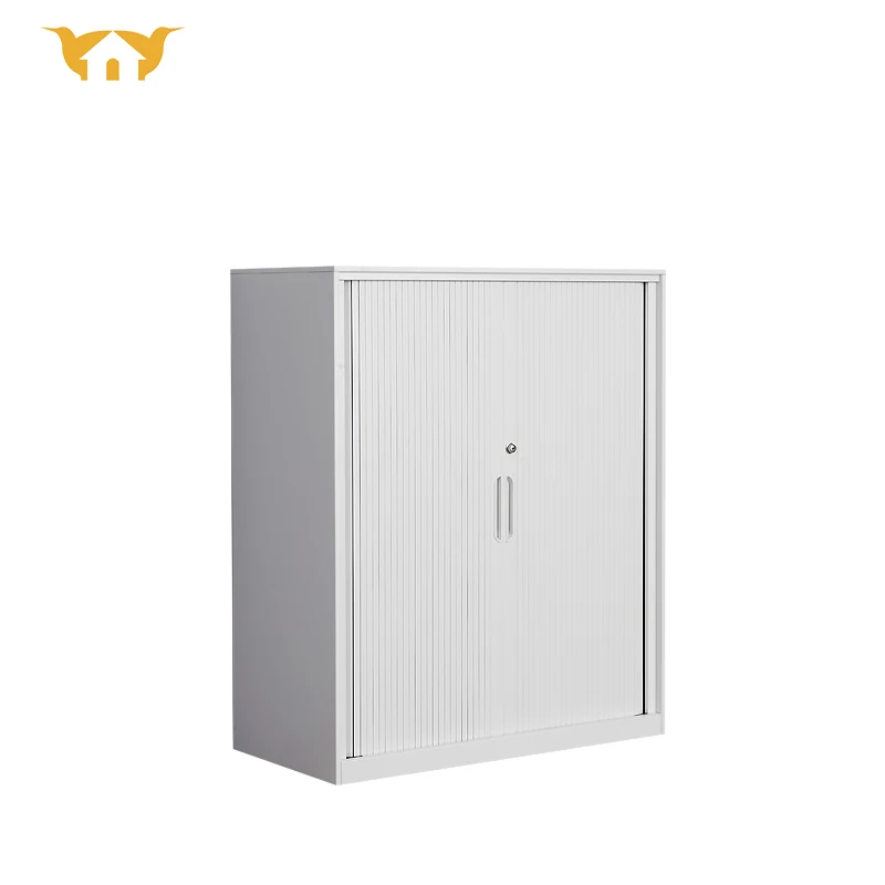 Lockable Low Height Sliding Door Filing Cabinet Vertical Tambour Door ...