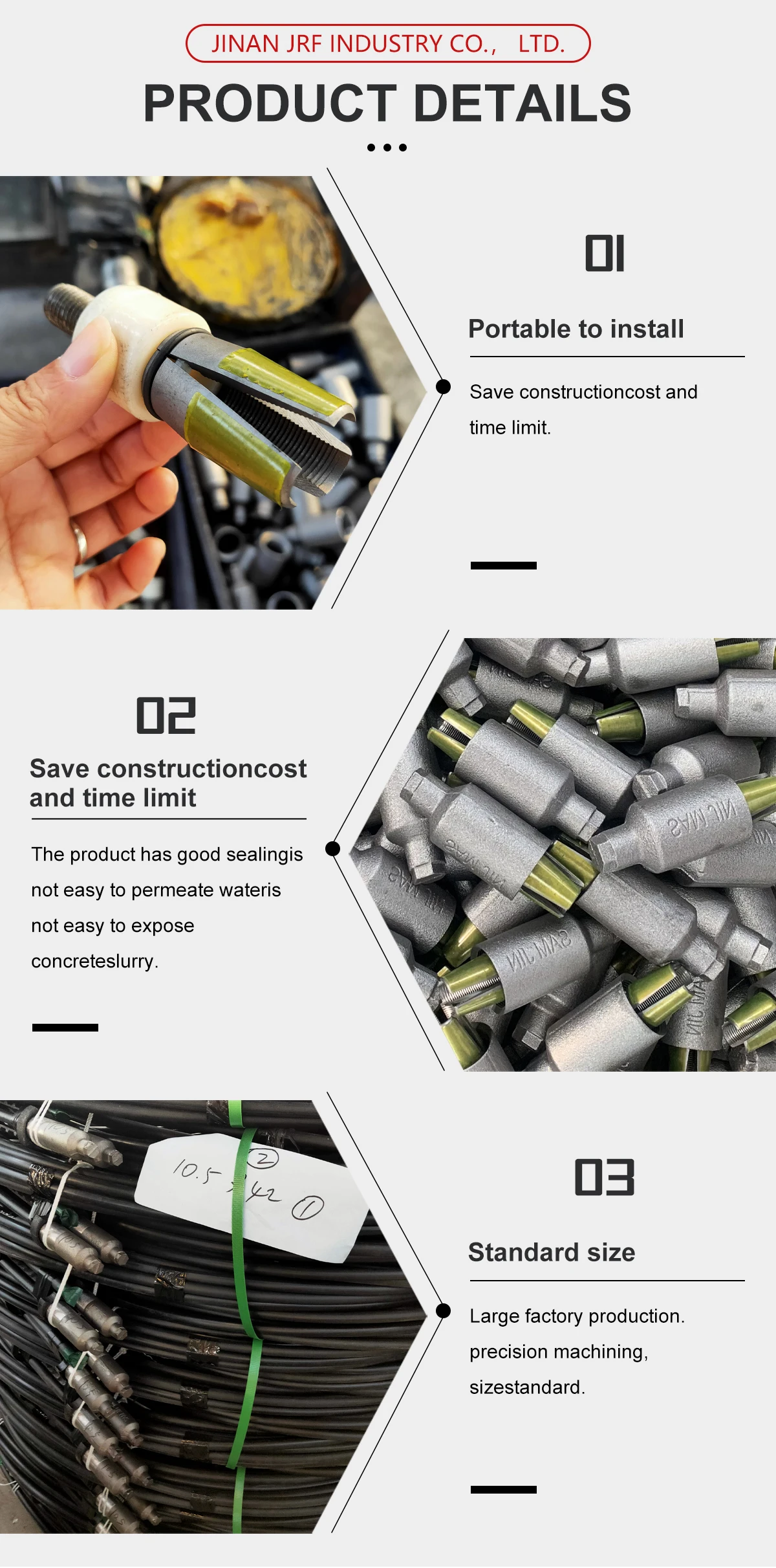Efficient Post Tensioning With Barrel And Wedge Anchorage - Buy Single ...