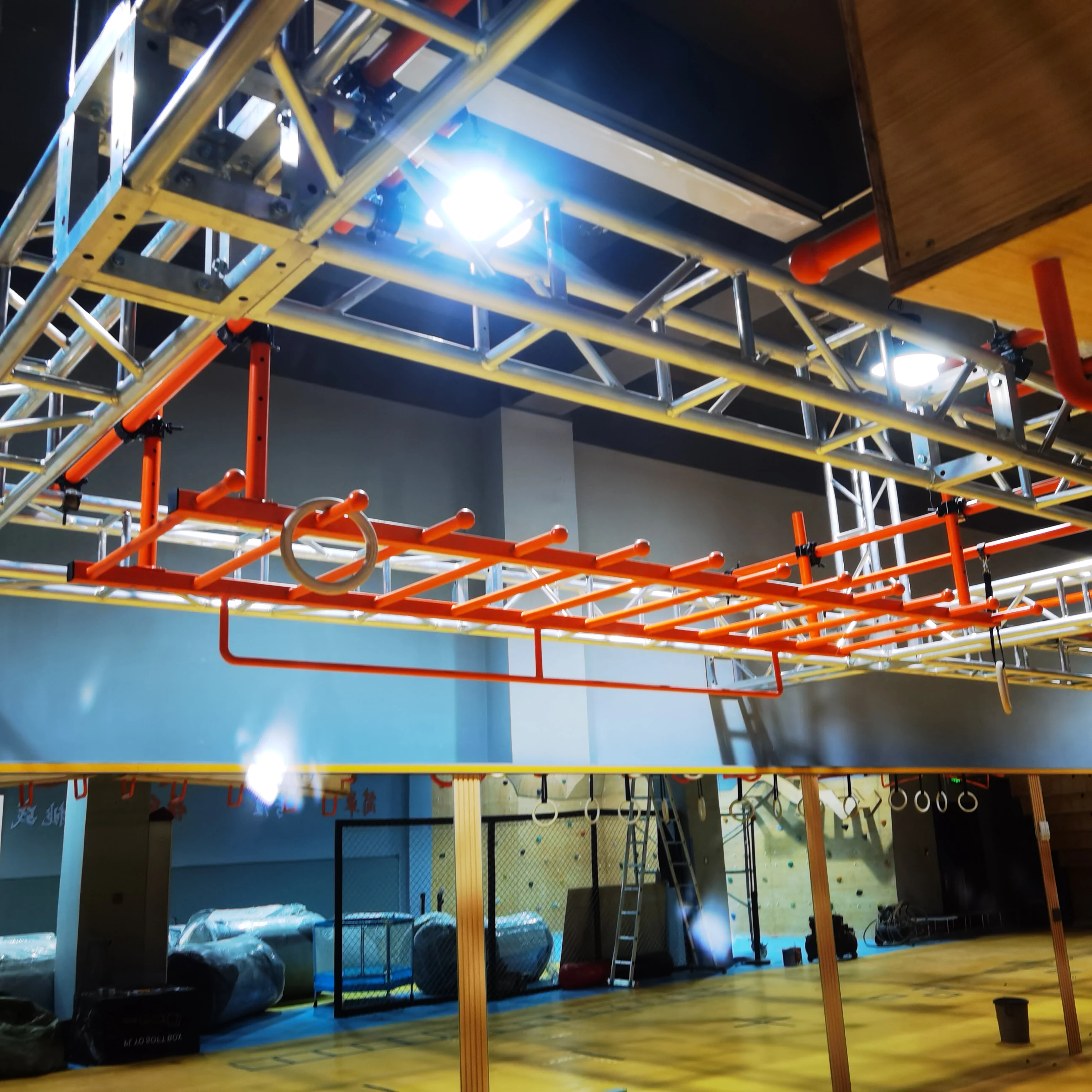 Indoor Ninja Warrior Kids Obstacle Course With Aluminum Structure - Buy ...